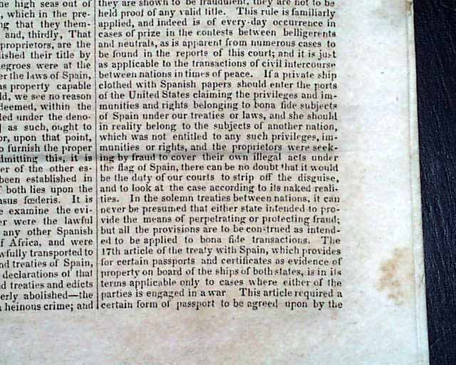 The Supreme Court decides on the Amistad slave ship caes ...