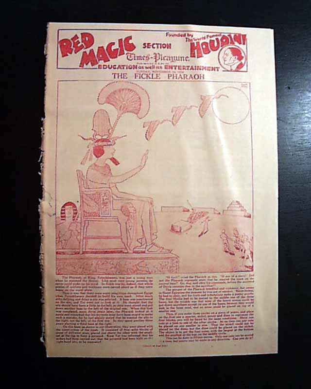 Harry Houdini magic "newspaper"... - RareNewspapers.com