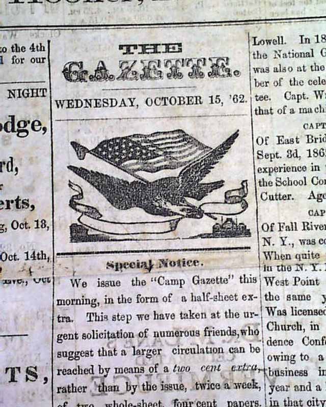 Rare camp newspaper... - RareNewspapers.com