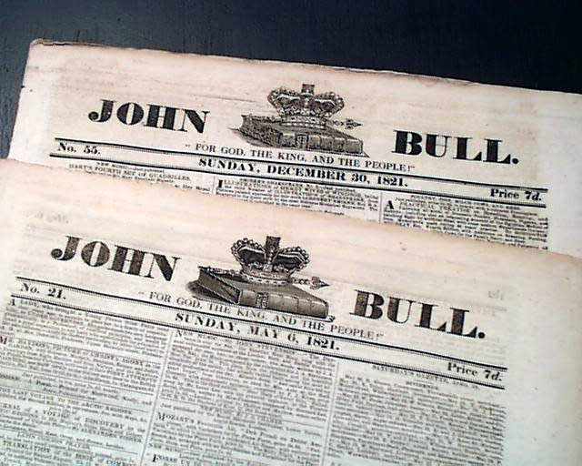 A pair of issues of this iconic British newspaper... - RareNewspapers.com