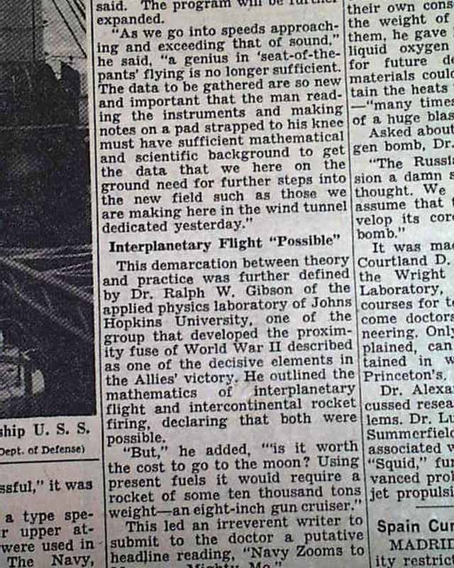 1950 long range rockets flight.... - RareNewspapers.com