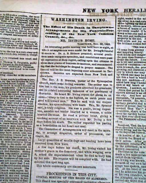 John Brown's Harper's Ferry raid... Capture of a slave ship... Funeral ...