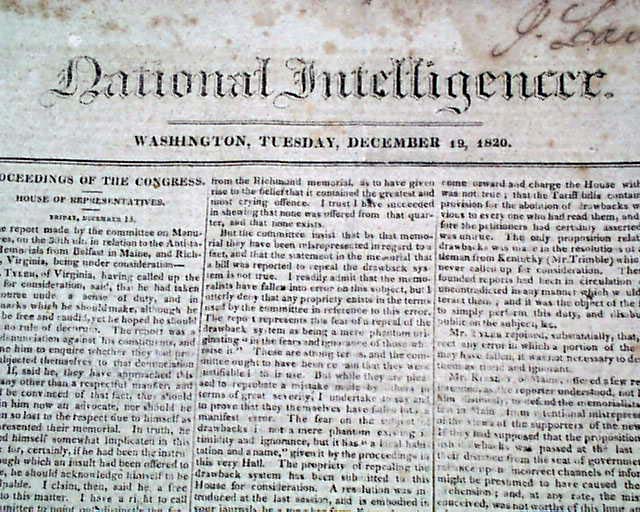 James Monroe Election... - RareNewspapers.com