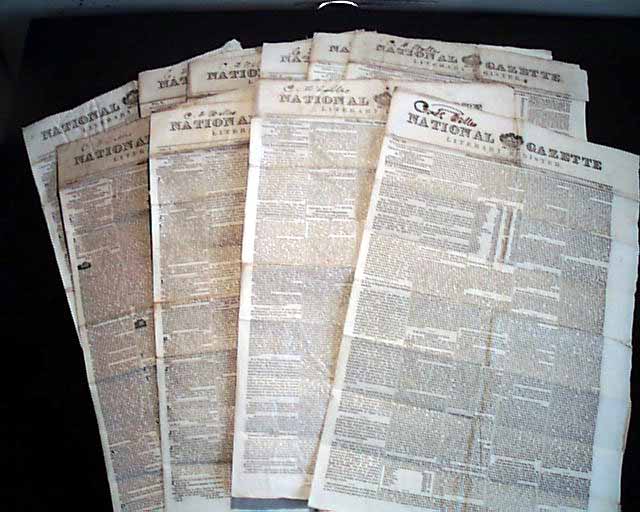 Ten Philadelphia newspapers from 1829... - RareNewspapers.com