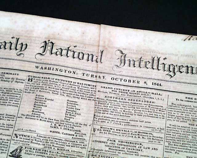 Largest American flag in 1844... - RareNewspapers.com