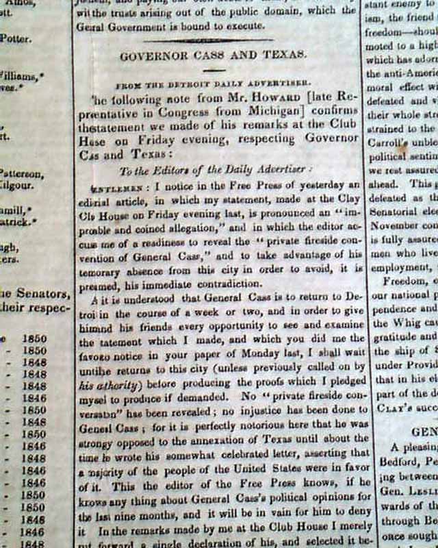 Largest American flag in 1844... - RareNewspapers.com