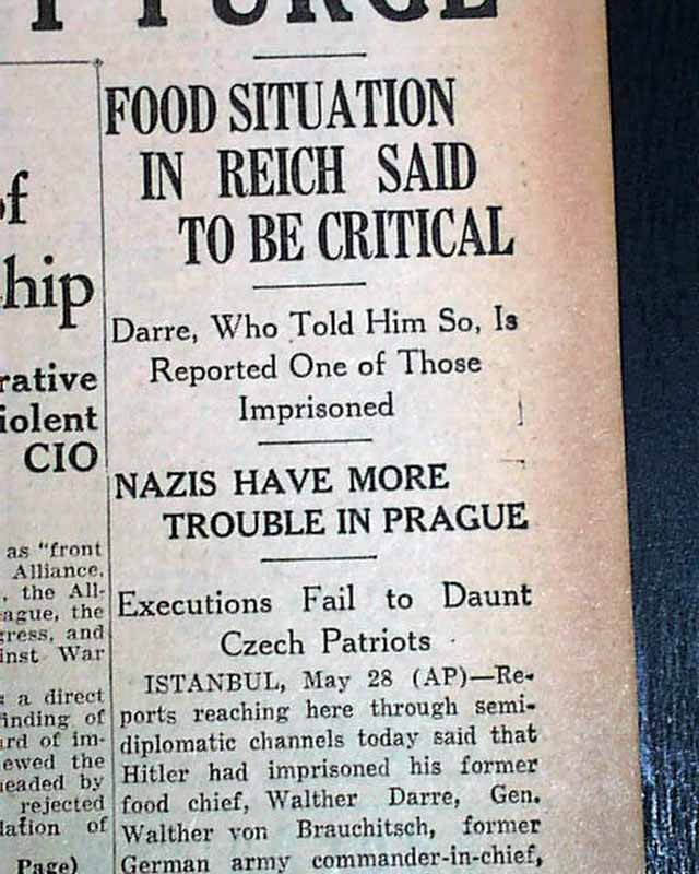 Adolph Hitler purges Nazi officials... - RareNewspapers.com
