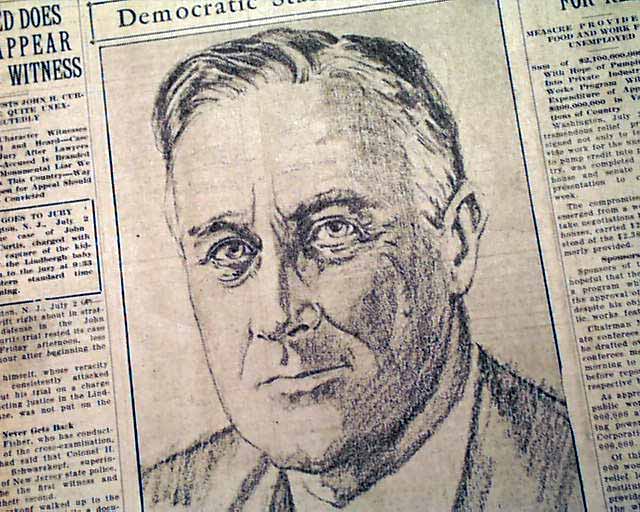 Franklin D. Roosevelt... - RareNewspapers.com