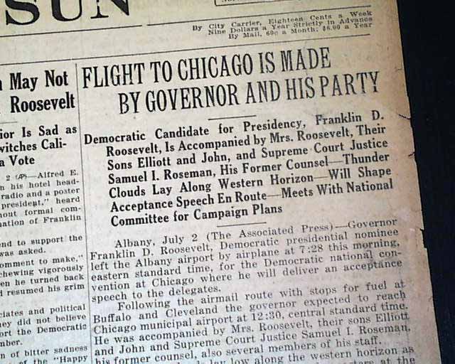 Franklin D. Roosevelt... - RareNewspapers.com