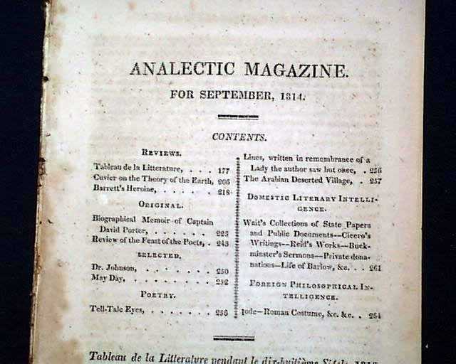 Nice engraving of Captain David Porter... - RareNewspapers.com