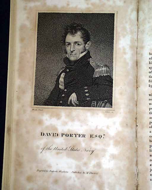 Nice engraving of Captain David Porter... - RareNewspapers.com