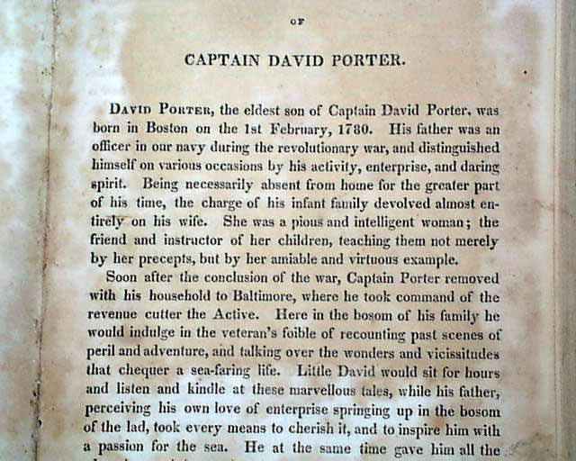 Nice engraving of Captain David Porter... - RareNewspapers.com