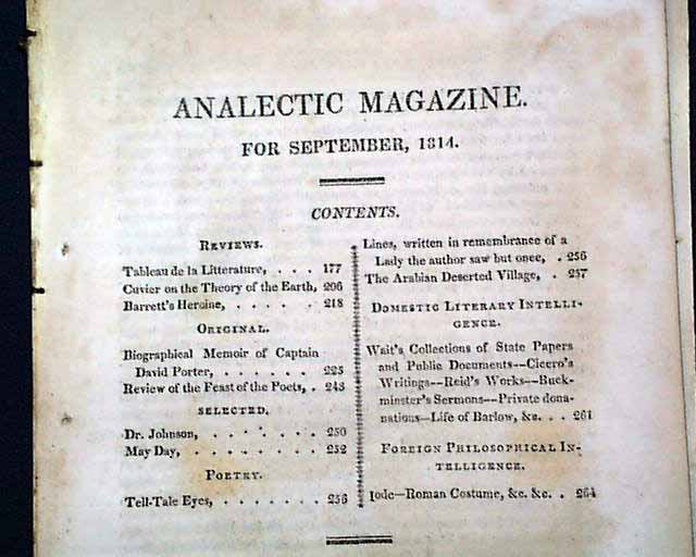 Nice engraving of Captain David Porter... - RareNewspapers.com