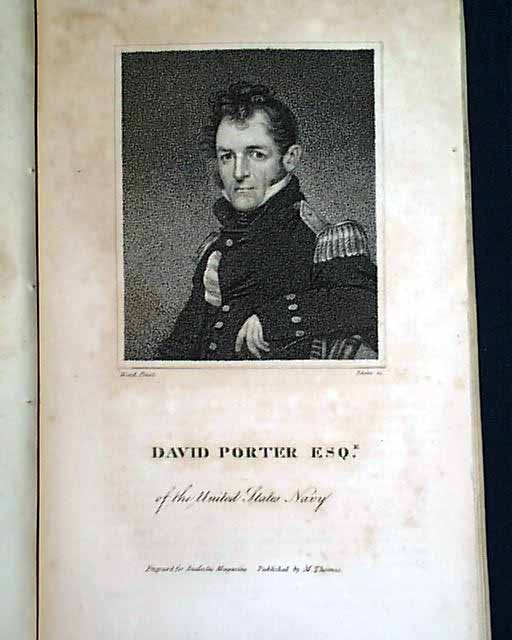 Nice engraving of Captain David Porter... - RareNewspapers.com
