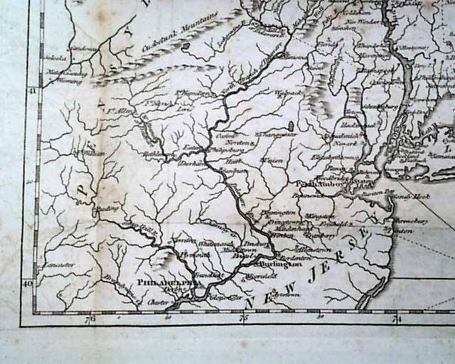 1778 Rev. War Era Hudson Valley America Map... - RareNewspapers.com