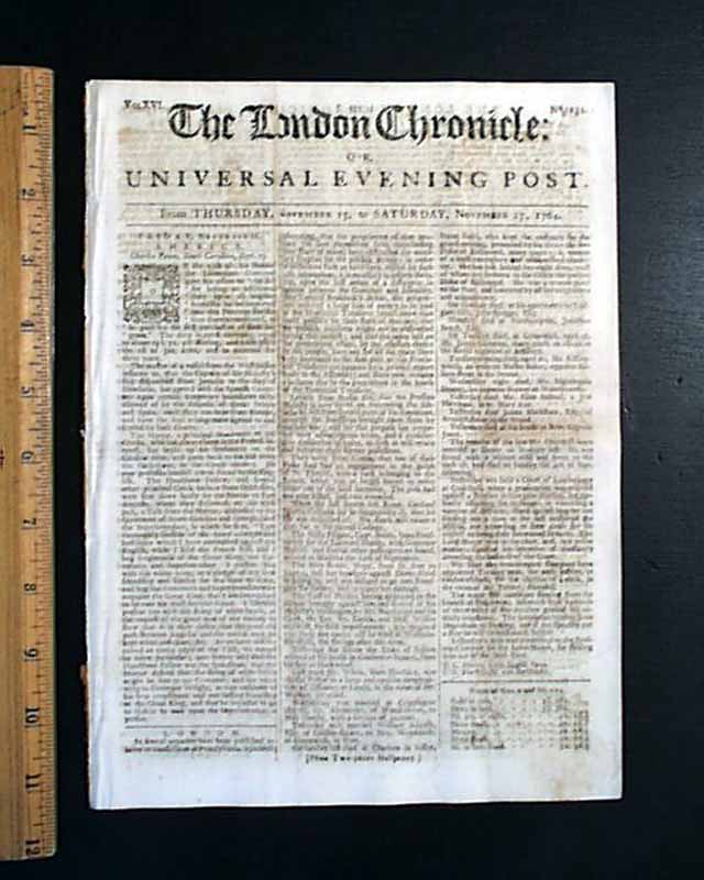 1764 America affairs.... - RareNewspapers.com