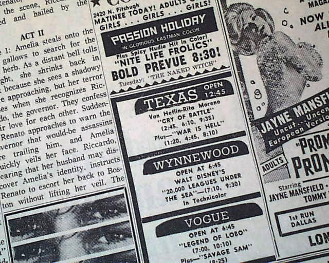 The more rare Dallas issue of November 22... - RareNewspapers.com