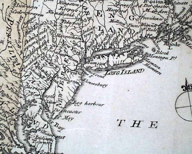 George Washington at age 22... Great map of America... - RareNewspapers.com