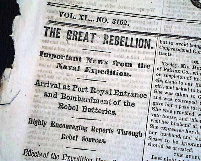 Civil War 1861... Battle of Belmont... - RareNewspapers.com