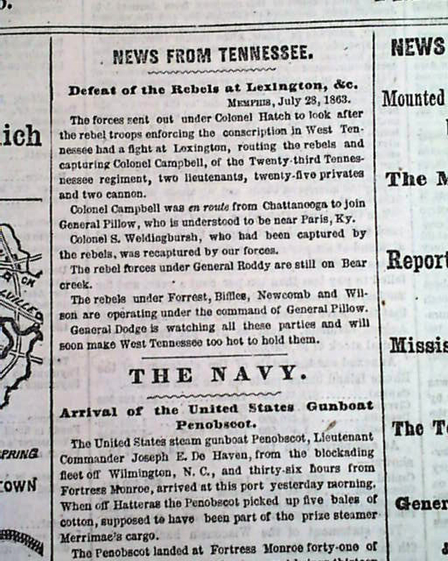 Battle map of Wapping Heights, Virginia... - RareNewspapers.com