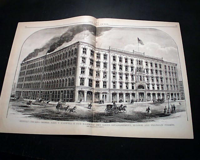 Rebuilding after the Great Chicago Fire... - RareNewspapers.com