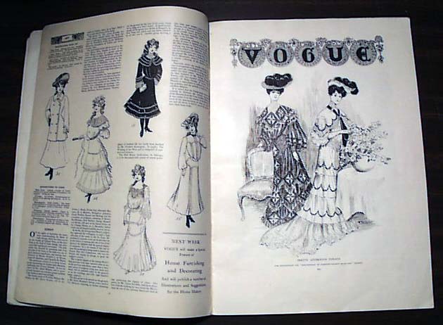 Early Vogue magazine... - RareNewspapers.com