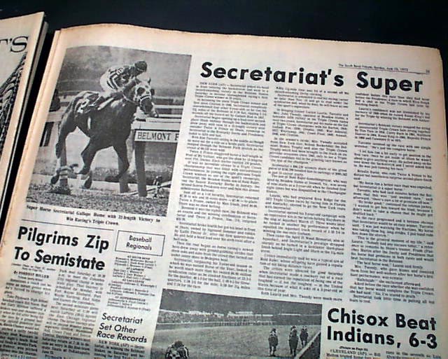 Secretariat wins 1973 triple crown... - RareNewspapers.com
