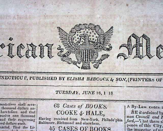 1818 James Monroe - Tobacco Ad... - RareNewspapers.com