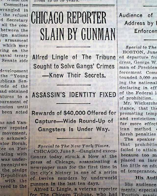 Jake Lingle assassination... - RareNewspapers.com