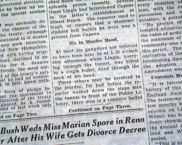 Jake Lingle assassination... - RareNewspapers.com