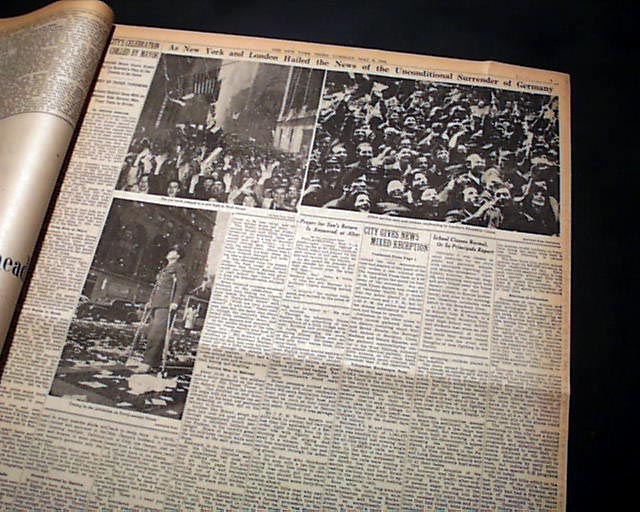 Iconic pair on the end of World War II: the New York Times ...
