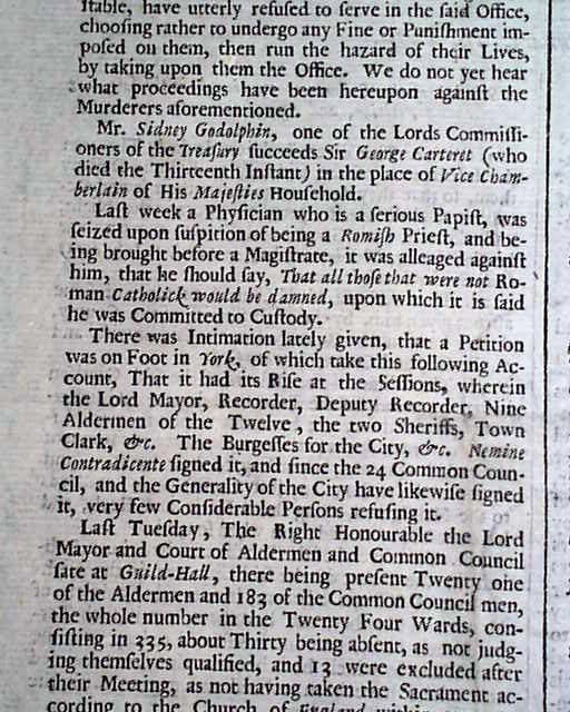 Benjamin Harris Newspaper... - RareNewspapers.com