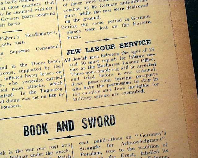 A Nazi newspaper from a British island... - RareNewspapers.com