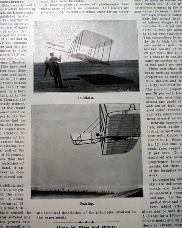 Wright brothers & flight before they made history... - RareNewspapers.com