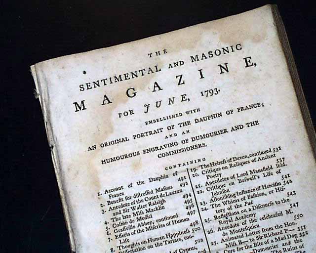 1700's magazine for the Masons, from Ireland... - RareNewspapers.com