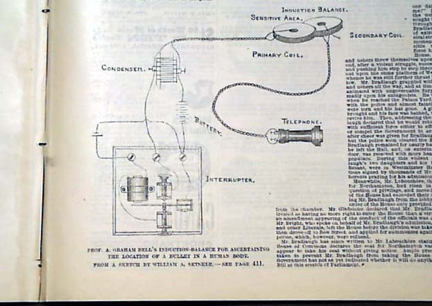 Garfield Murder... Bell Invention... - RareNewspapers.com