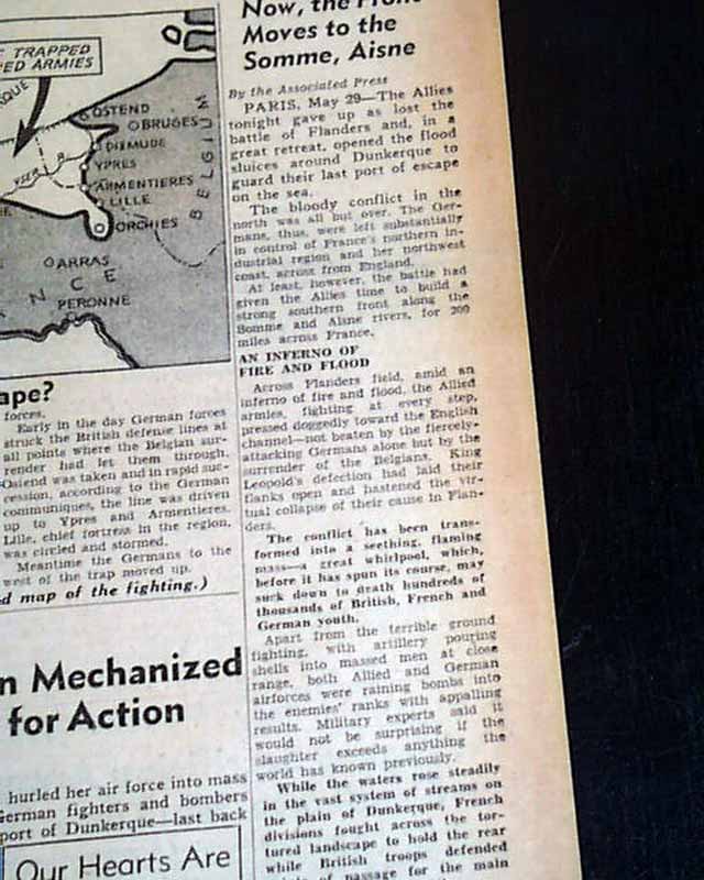 The Dunkirk evacuation, 1940... - RareNewspapers.com