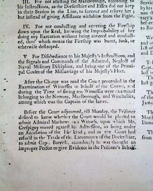 1745 Scotland newspaper from the Jacobite Rebellion... - RareNewspapers.com
