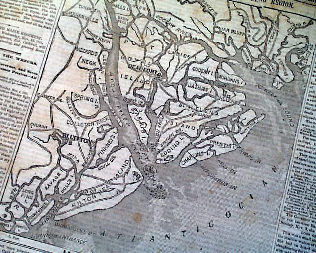 1861 Beaufort South Carolina - Piketon Kentucky... - RareNewspapers.com