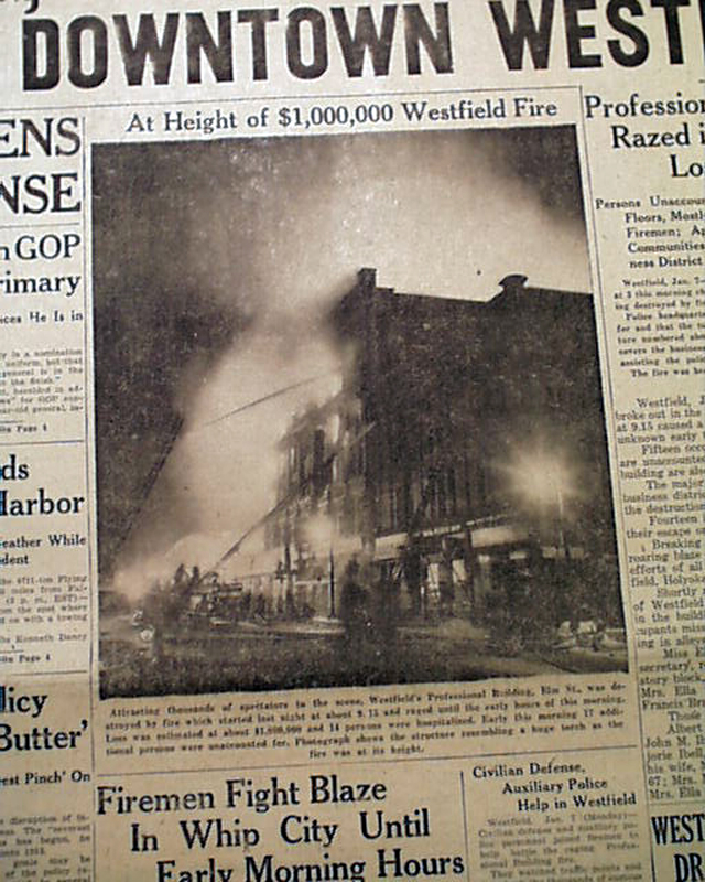 Westfield Massachusetts fire.... - RareNewspapers.com
