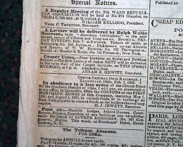 Lincoln refuses to commute Captain Gordon's sentence... Ralph Waldo ...