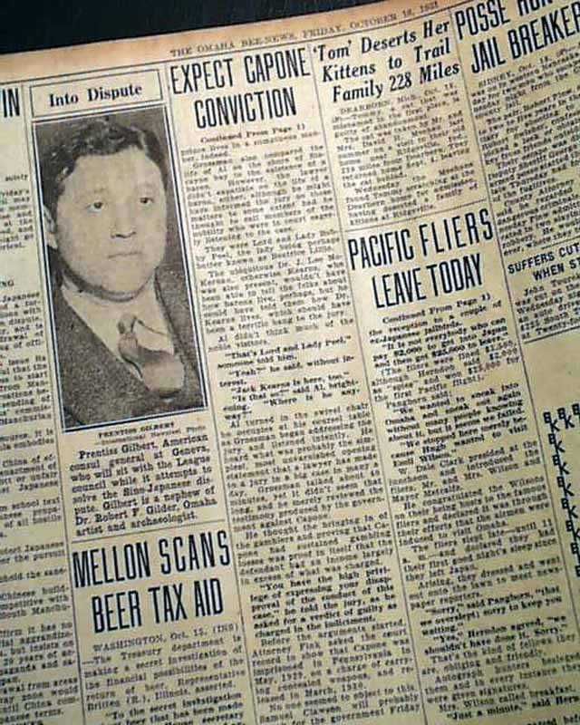 Al Capone's reign about to end... - RareNewspapers.com