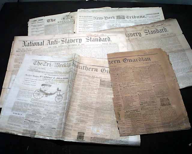 Interesting group of 25 newspapers... - RareNewspapers.com