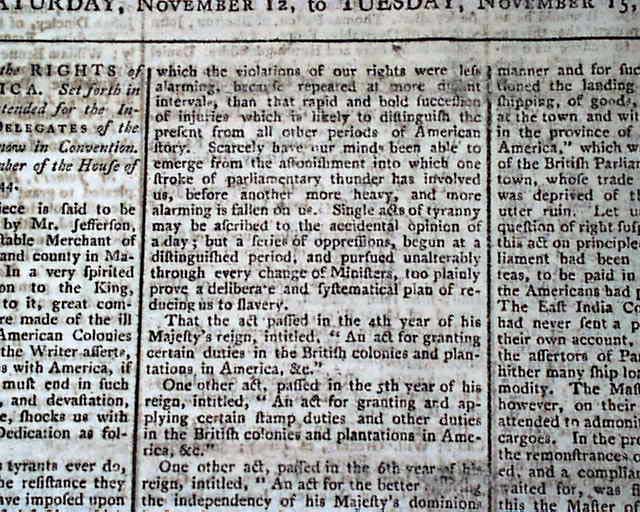 British review of Jefferson's famous pamphlet that would lead to the ...