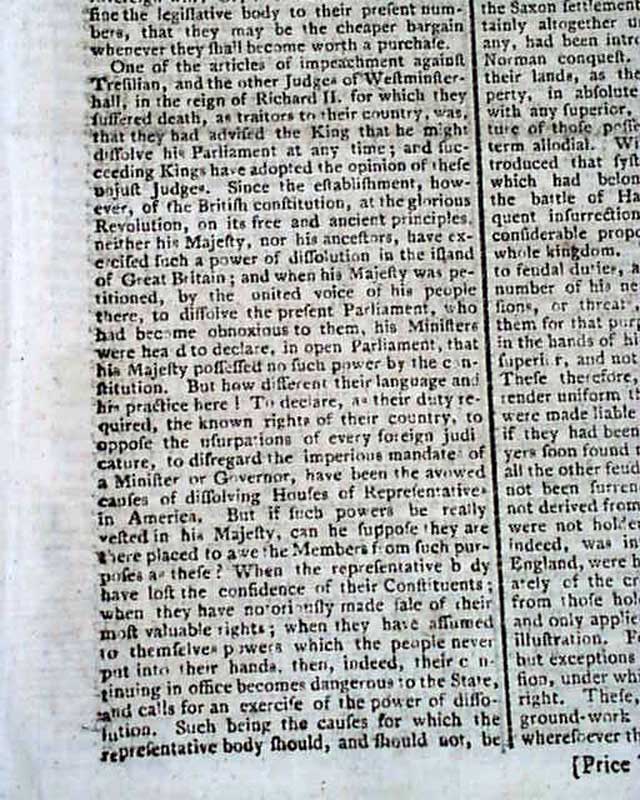 British review of Jefferson's famous pamphlet that would lead to the ...