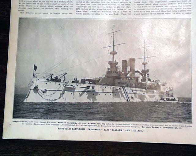 U.S. battleships magazine photos... - RareNewspapers.com