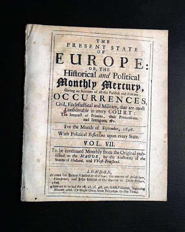 Rare 17th century title from England... - RareNewspapers.com
