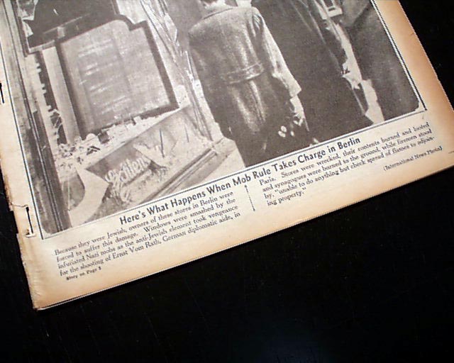 Adolph Hitler's Kristallnacht: "Night of Broken Glass ...