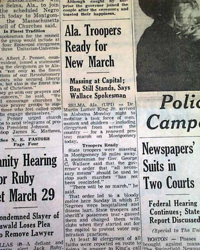 2nd 1965 march... Selma to Montgomery, Alabama... - RareNewspapers.com