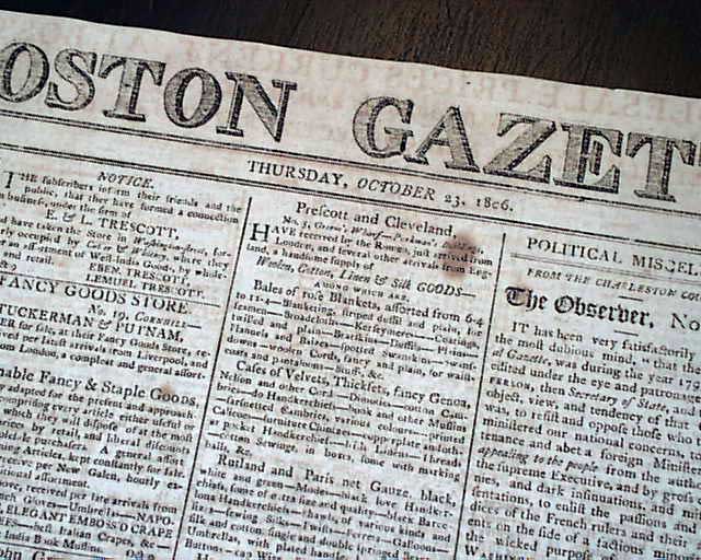 Edgar Allan Poe Parents Theatre Ad In 1806... - RareNewspapers.com